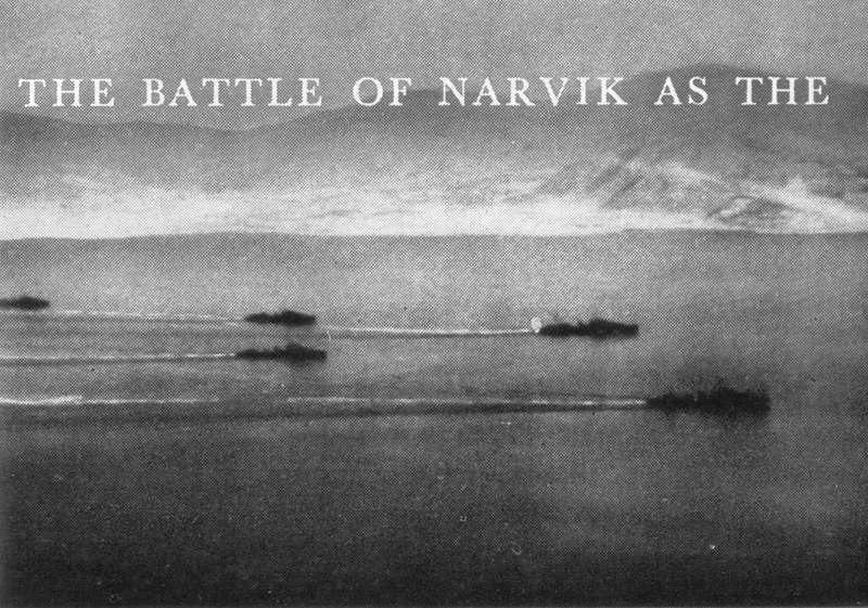 Second Battle of Narvik, 13 April 1940 - British Destroyers enter Ofot ...