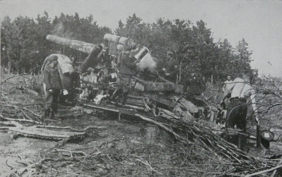 17cm Kanone 18 on the Eastern Front