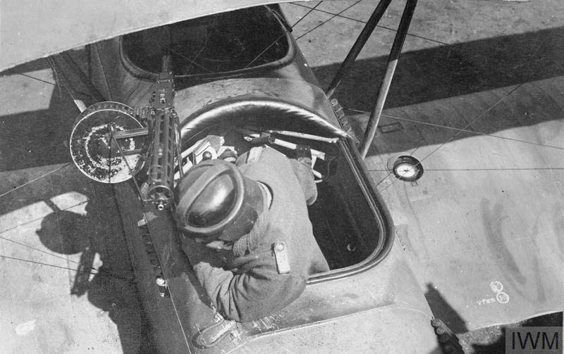 A.E.G. C.IV cockpit seen from above