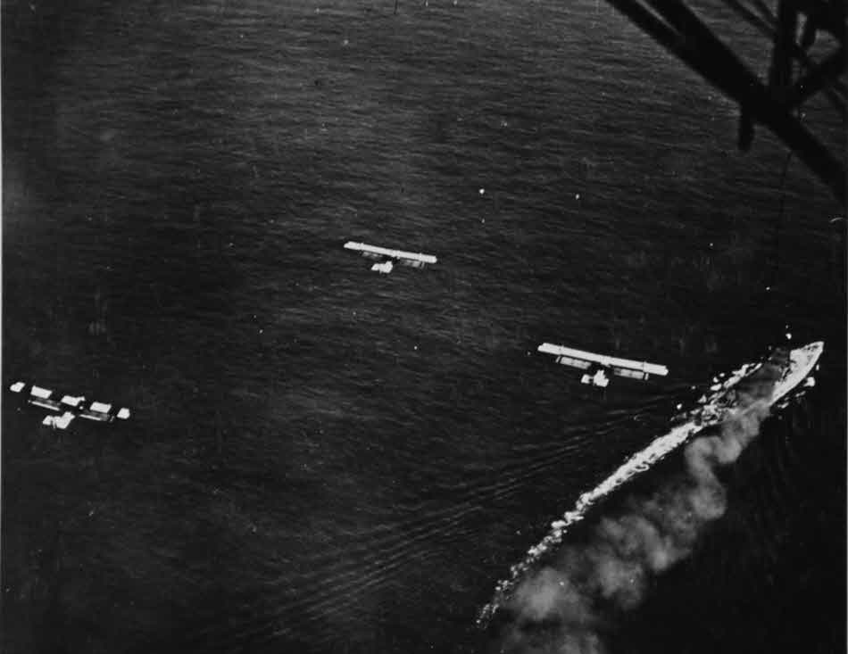 F-5L Flying Boats in Formation