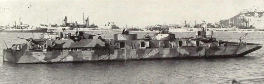 German Marinefahrprahm or F-Lighter surrendered at Ancona