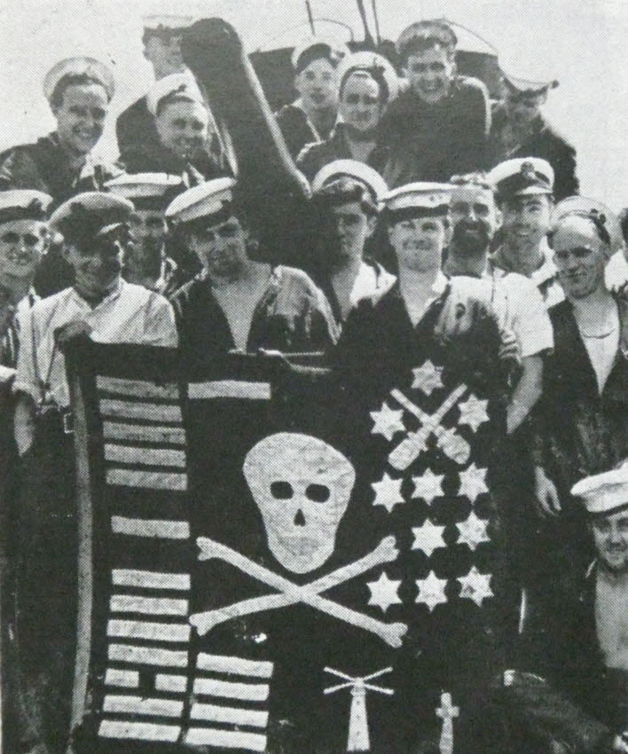 Jolly Roger of USS Ultor, 1944