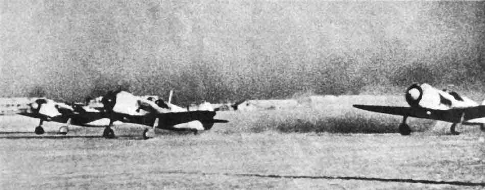 Lavochkin La-5s in the Snow