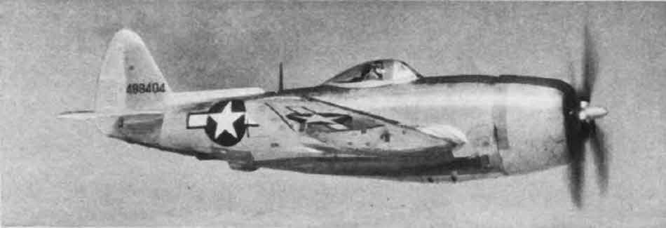 Republic P-47N Thunderbolt from the Right