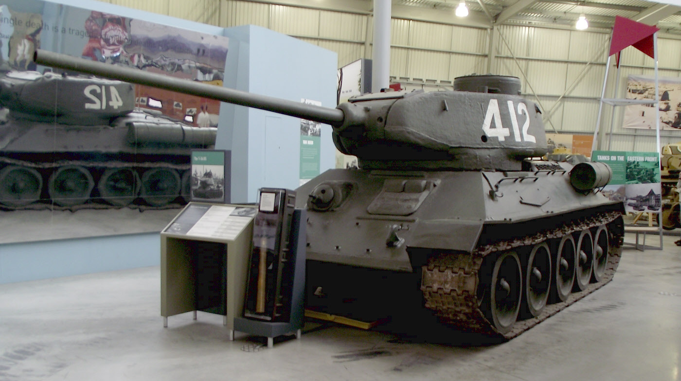 T-34-85 Medium Tank from the front left