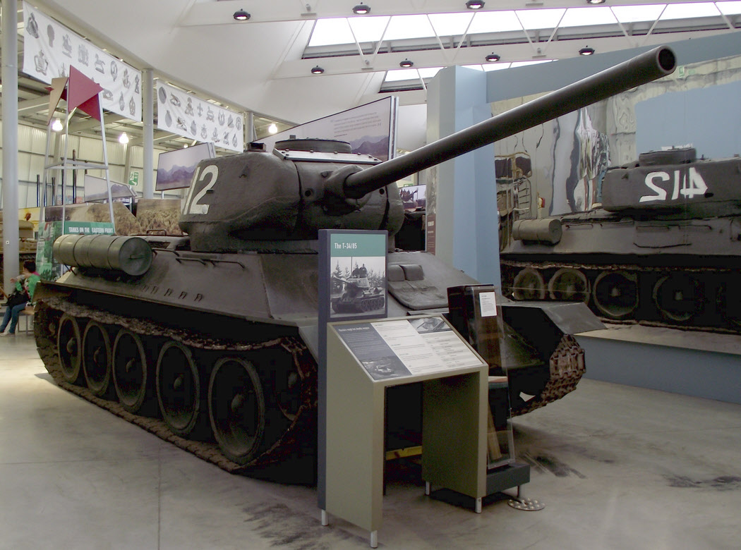 T-34-85 Medium Tank from the front-right