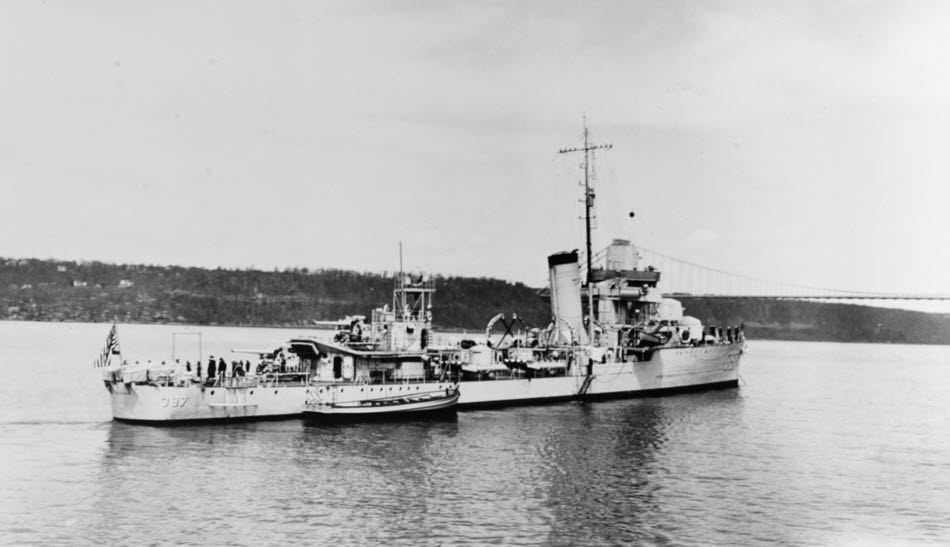 USS Benham (DD-397), New York, 1939