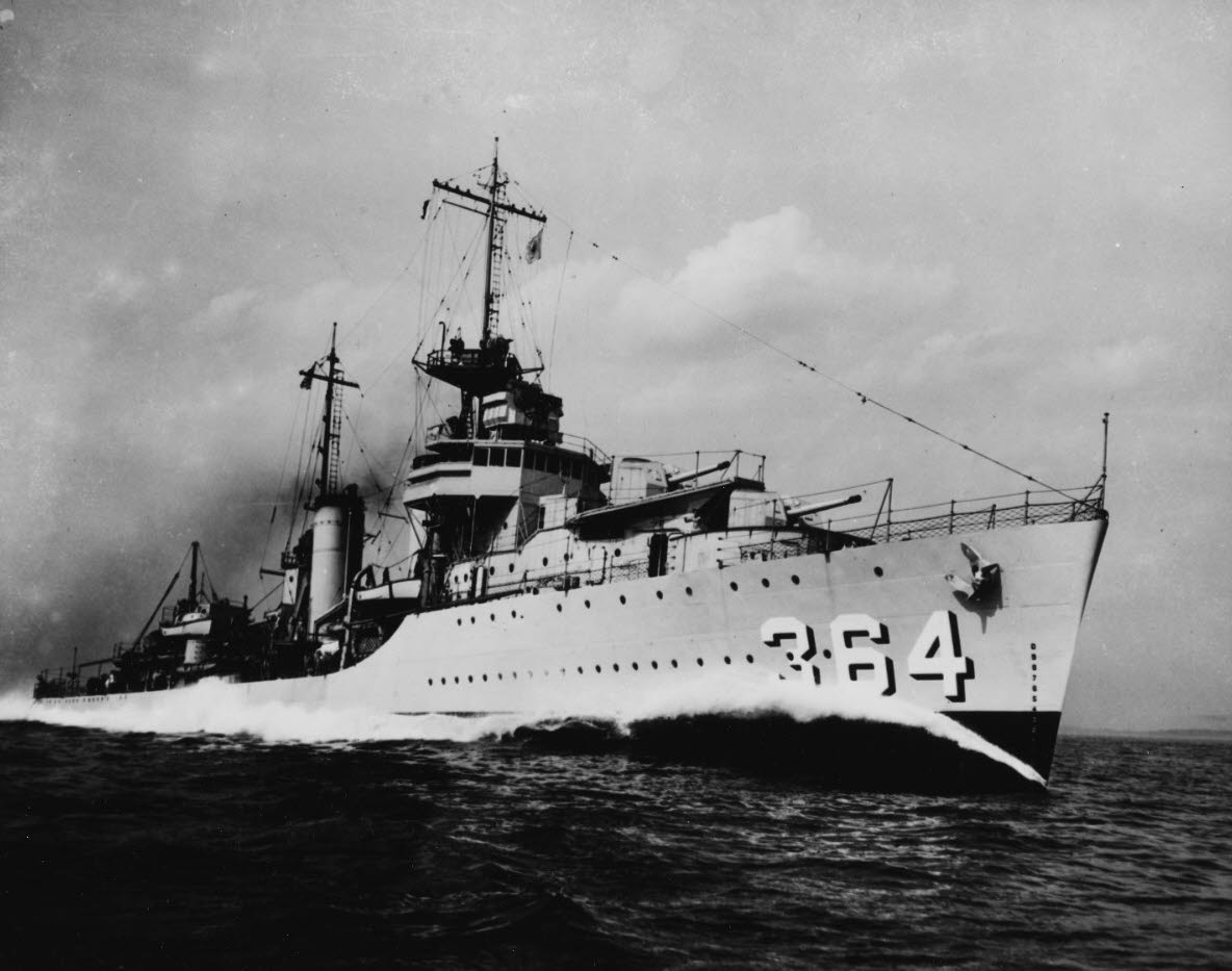 USS Mahan (DD-364) on trials, 1936