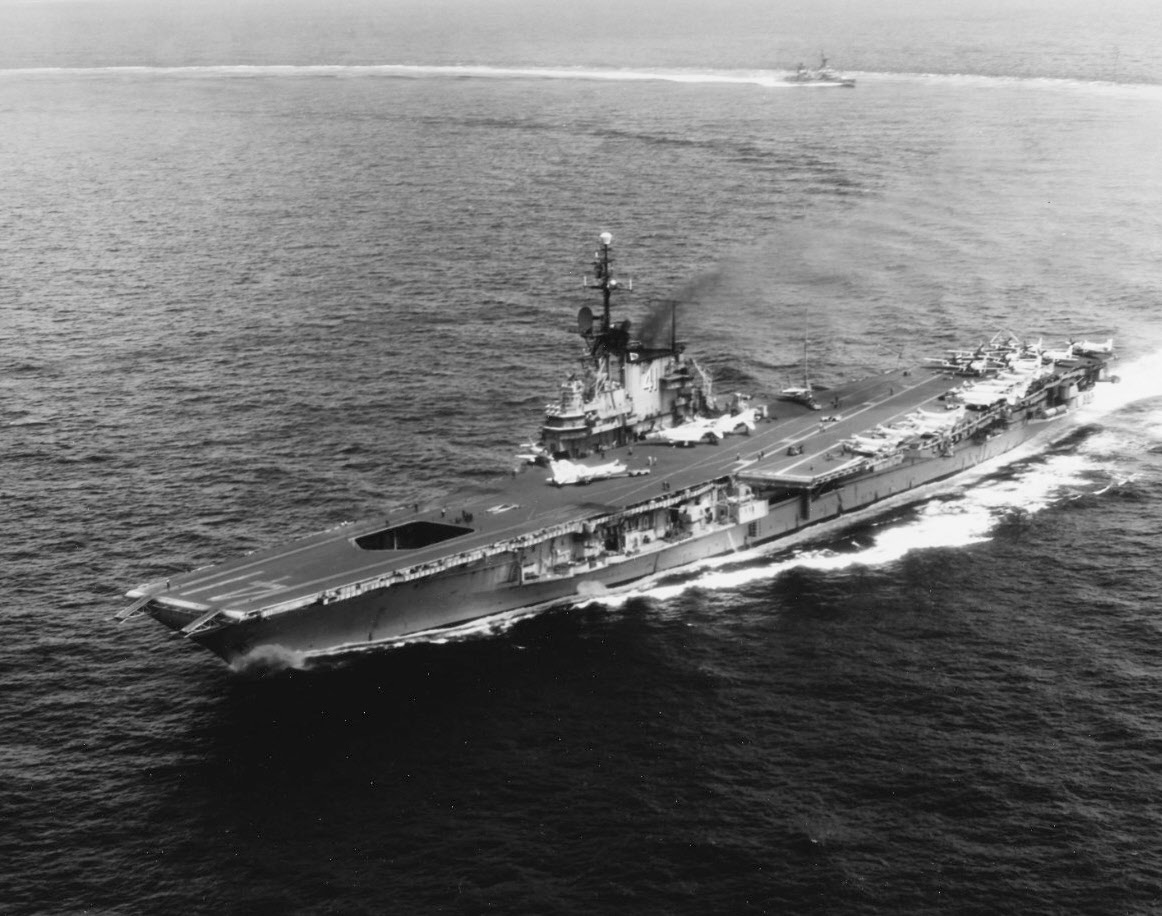 USS Midway (CV-41) in South China Sea, 1965