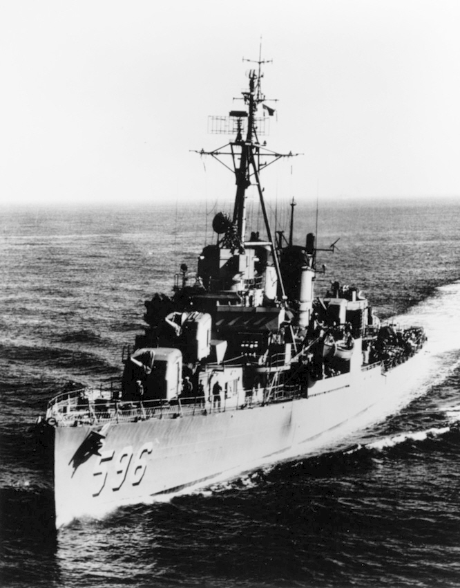 USS Shields (DD-596), late 1950s