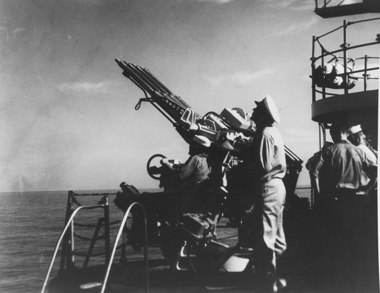 1.1in Quad AA Gun, USS Wasp (CV-7)