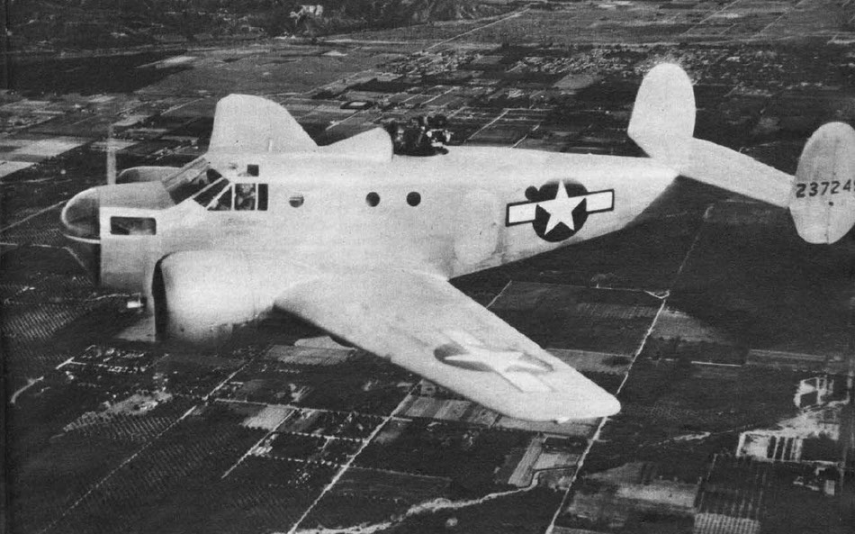 Beechcraft AT-11 of First Motion Picture Unit