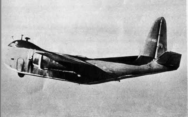 Budd RB Conestoga in Flight