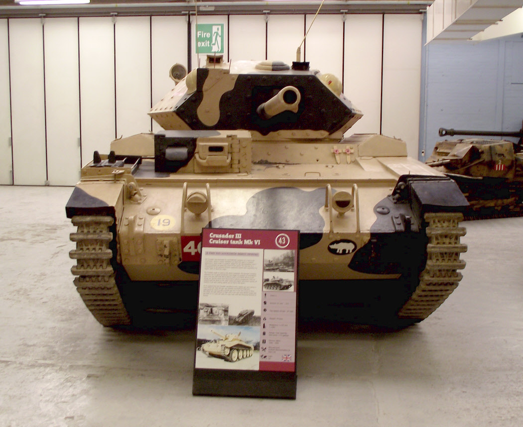 Crusader III from the front