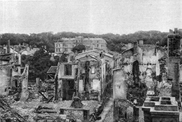 The old town of Verdun, 1916