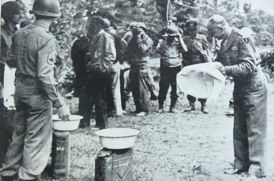 Eisenhower visits the Normandy Beachhead