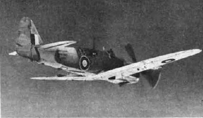 Fairey Firefly I from behind-right