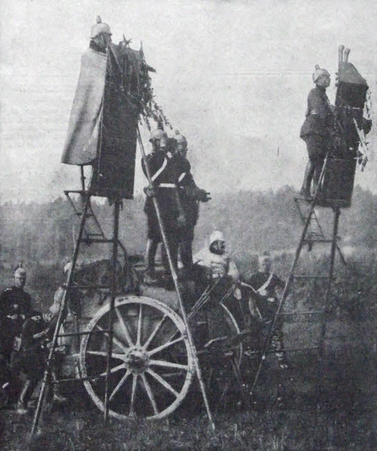German Observation Ladders, c.1914