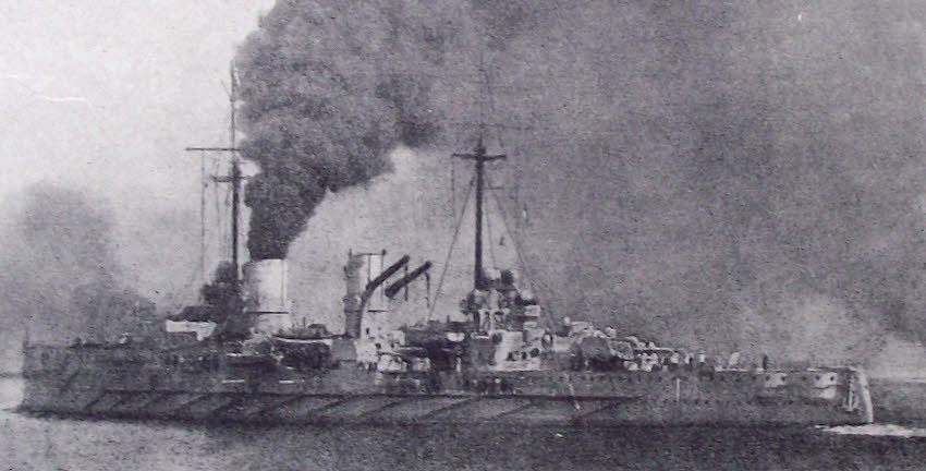 Close view of SMS Goeben