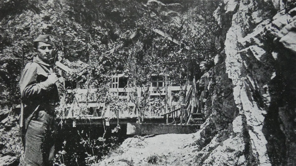 Guarding Tito's Headquarters, 1944