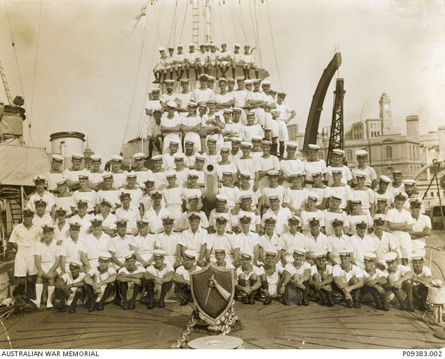 Crew of HMAS Vendetta in 1940