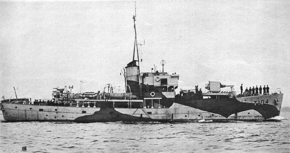 HMS Cotillion from the right