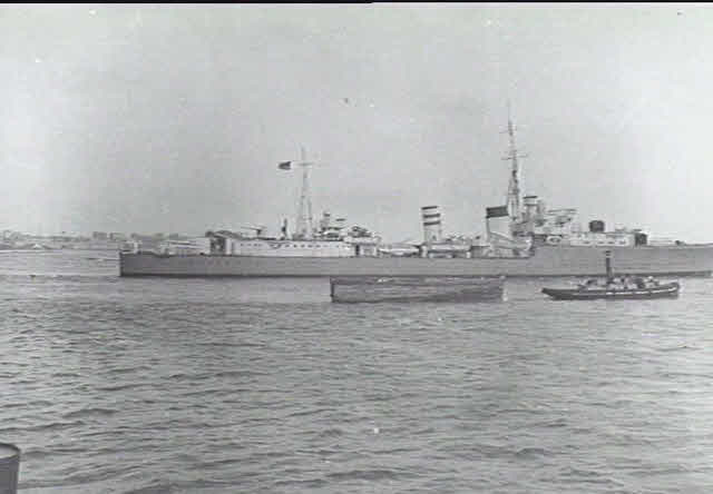 HMS Nubian at Alexandria, 1940