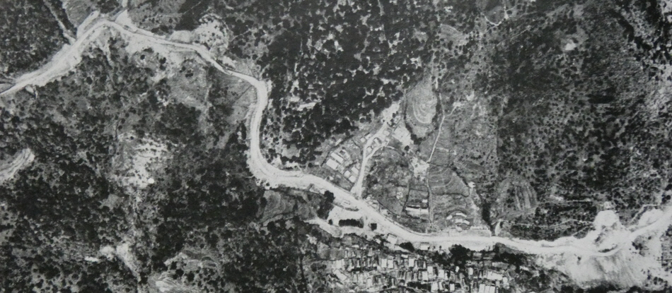 Imphal-Tiddim Road from Above