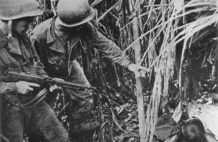 Japanese sniper's nest, New Guinea