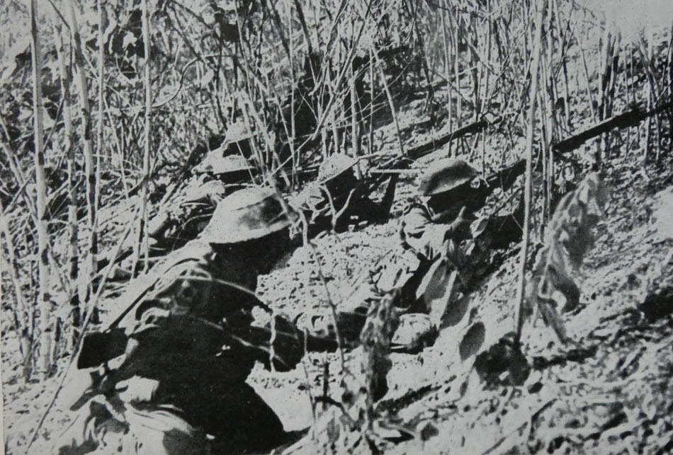 Mahratta Infantry in action, Arakan Front