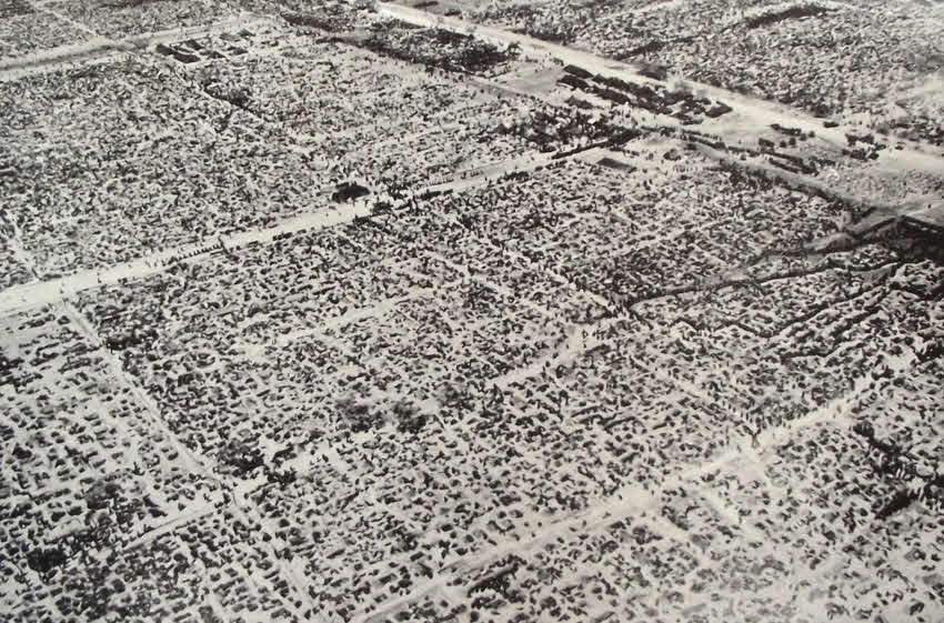 Massive German POW cage