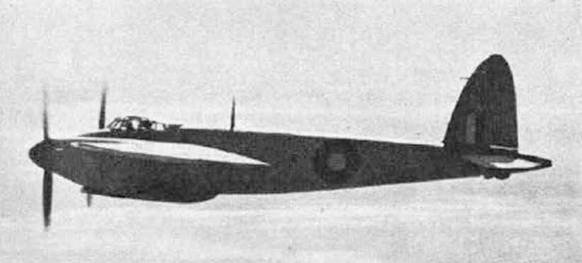 de Havilland Mosquito from side