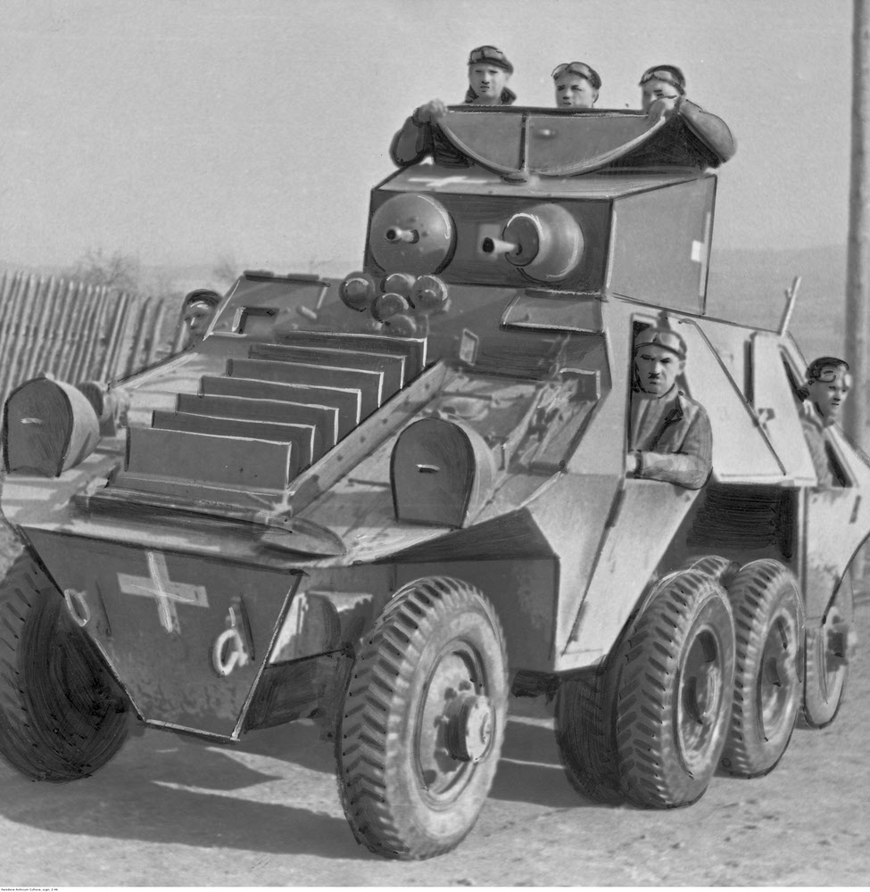Polizei-Panzerkampfwagen ADGZ from the front