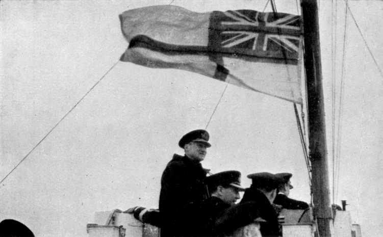 Admiral Ramsey watching the D-Day landings