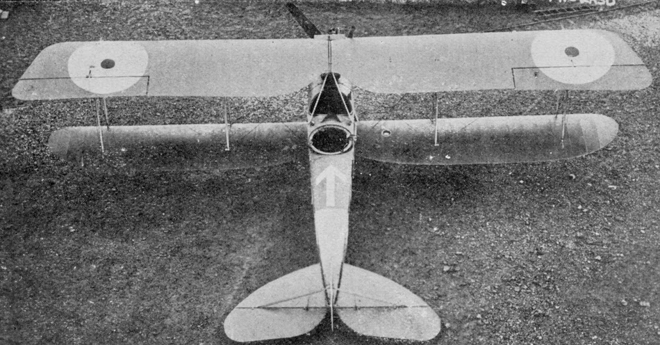Rumpler C.IV from above