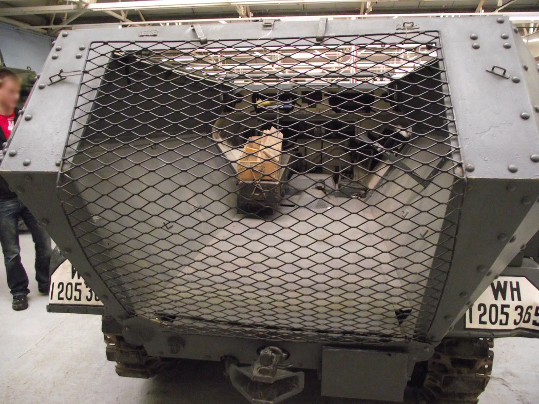 Sd.Kfz 251 Half Track from the rear