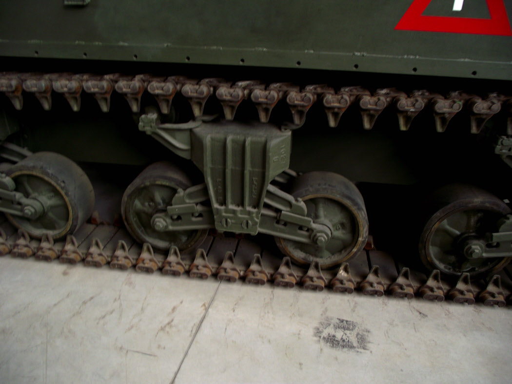 Tracks of Sherman Firefly