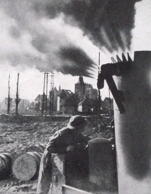 Smoke Generators west of the Rhine, March 1945