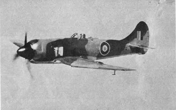 Hawker Tempest II from the Left