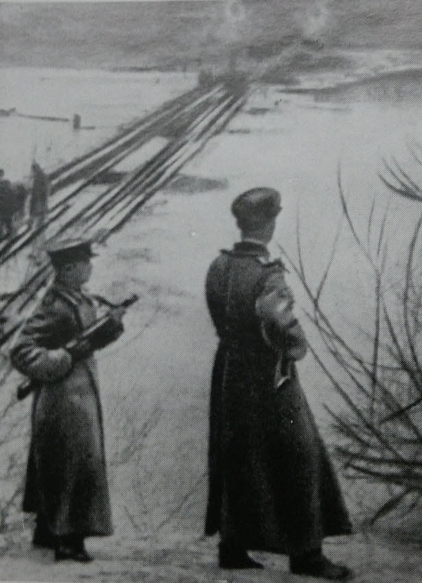 Temporary Bridge over the River Pruth