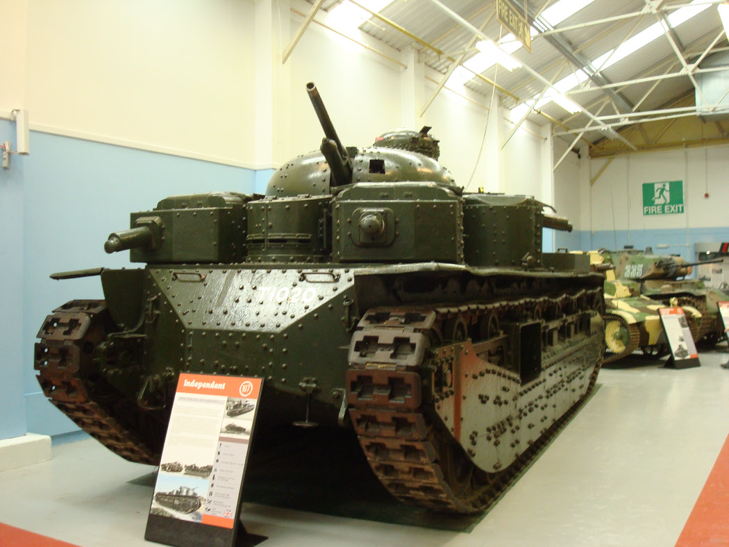 Vickers A1E1 Independent from the front